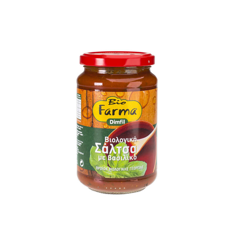 BIO FARMA Σάλτσα Βιολογική με Βασιλικό 350gr | Market In