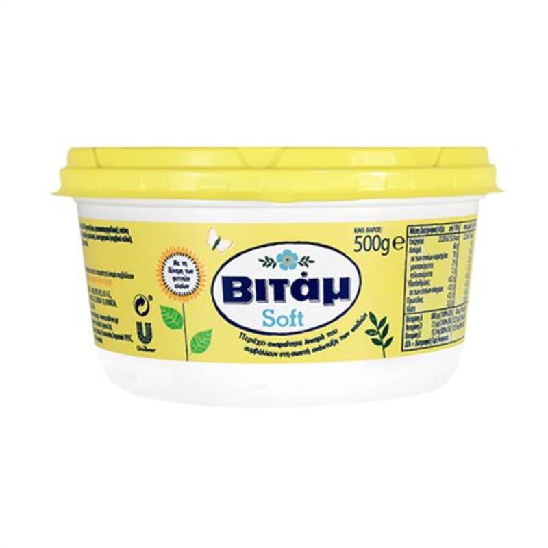ΒΙΤΑΜ Μαργαρίνη Soft 500 γρ + 100 γρ Δώρο | Market In