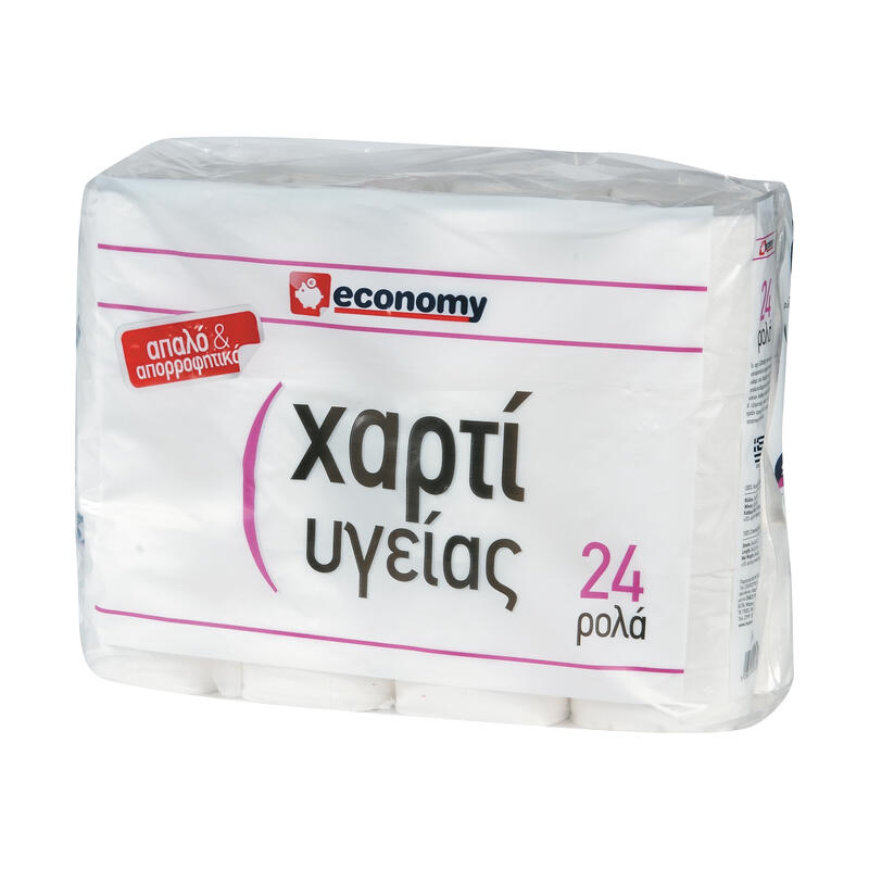 ECONOMY Χαρτί Υγείας Γκοφρέ 24τεμ. 1032gr | Market In
