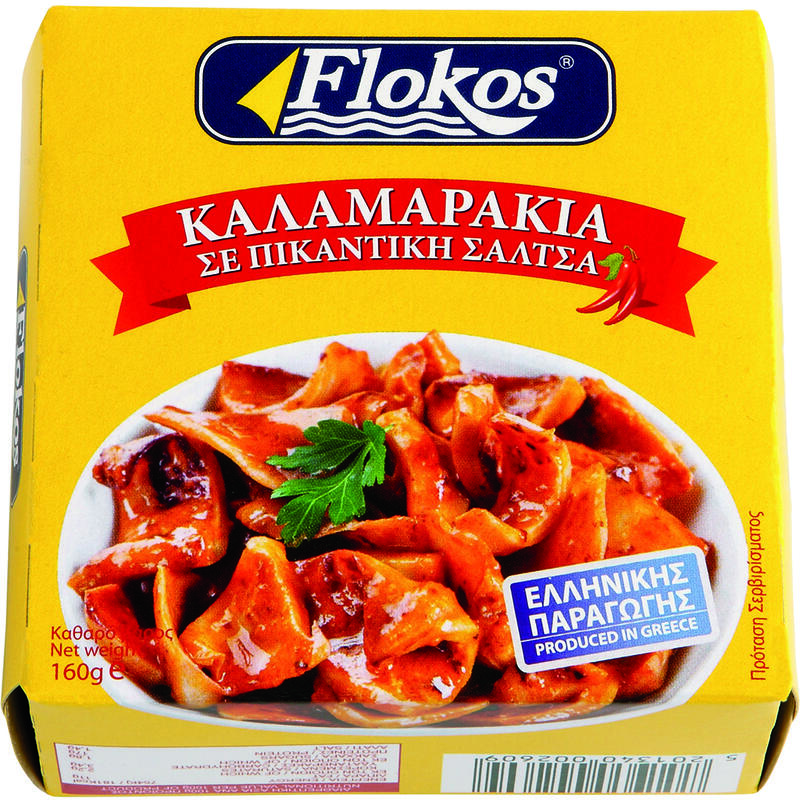 FLOKOS Καλαμαράκια σε Πικάντικη Σάλτσα 160gr | Market In