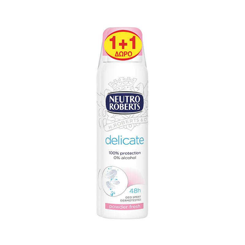 NEUTRO ROBERTS Αποσμητικό Spray Powder Fresh 150ml (1+1Δώρο) | Market In