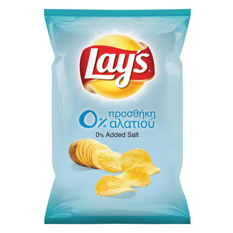 LAY'S Πατατάκια 0% Προσθήκη Αλατιού 140 γρ. | Market In
