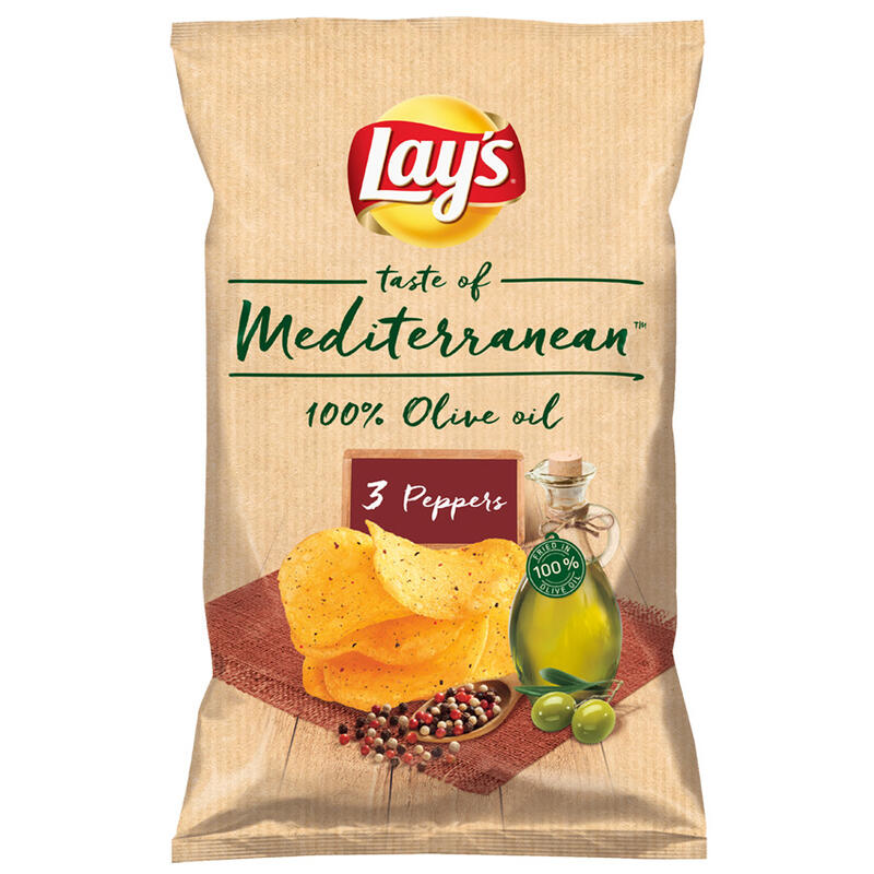 LAYS Πατατάκια Mediterranean 3 Πιπέρια 100gr -0,30€ | Market In