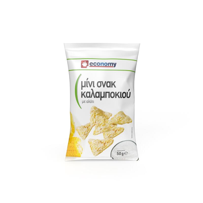 ECONOMY Σνακ Καλαμποκιού Μίνι Αλάτι 50 γρ. | Market In