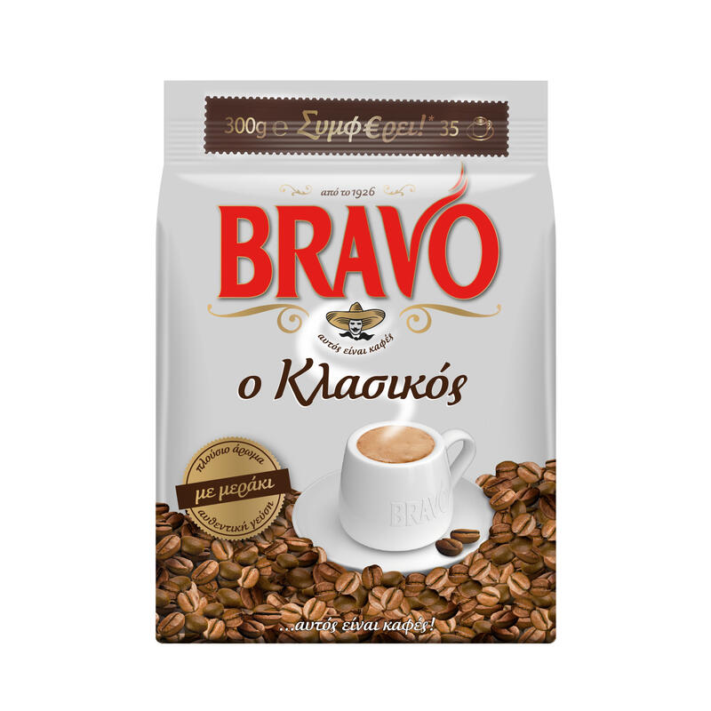 BRAVO Καφές Ελληνικός Κλασσικός 300 γρ. | Market In