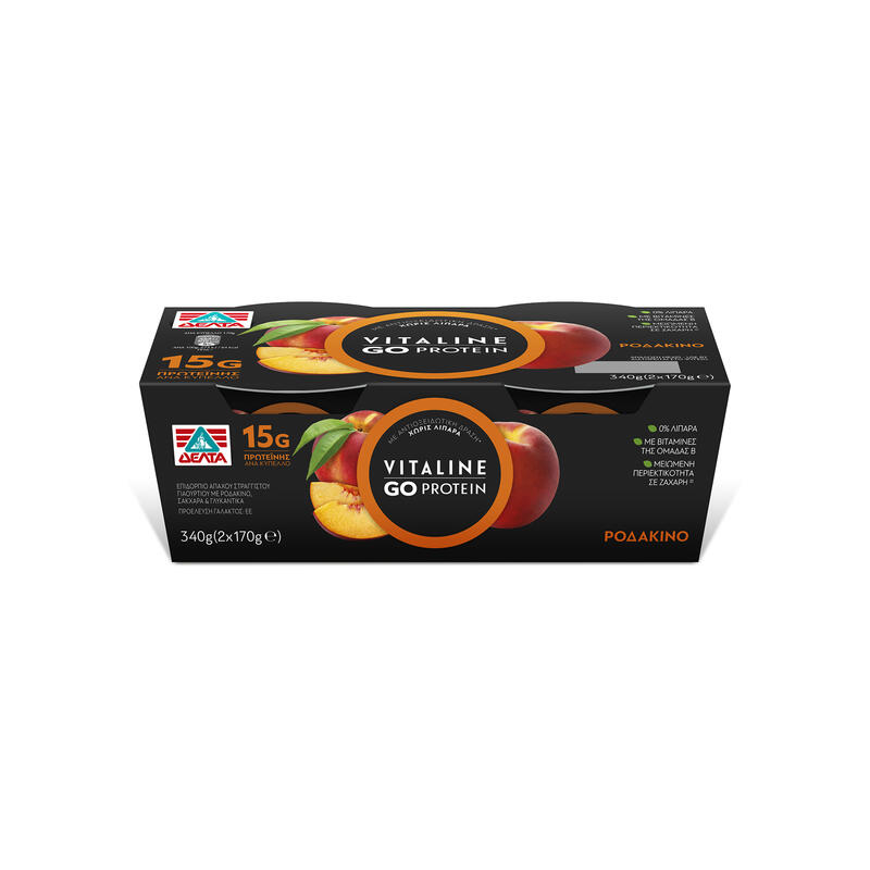 VITALINE Γιαούρτι Go Protein Ροδάκινο 2x170 γρ. | Market In