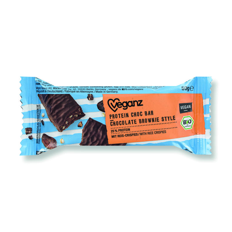 VEGANZ Bio Μπάρα Πρωτεΐνης Σοκολάτα 50gr | Market In