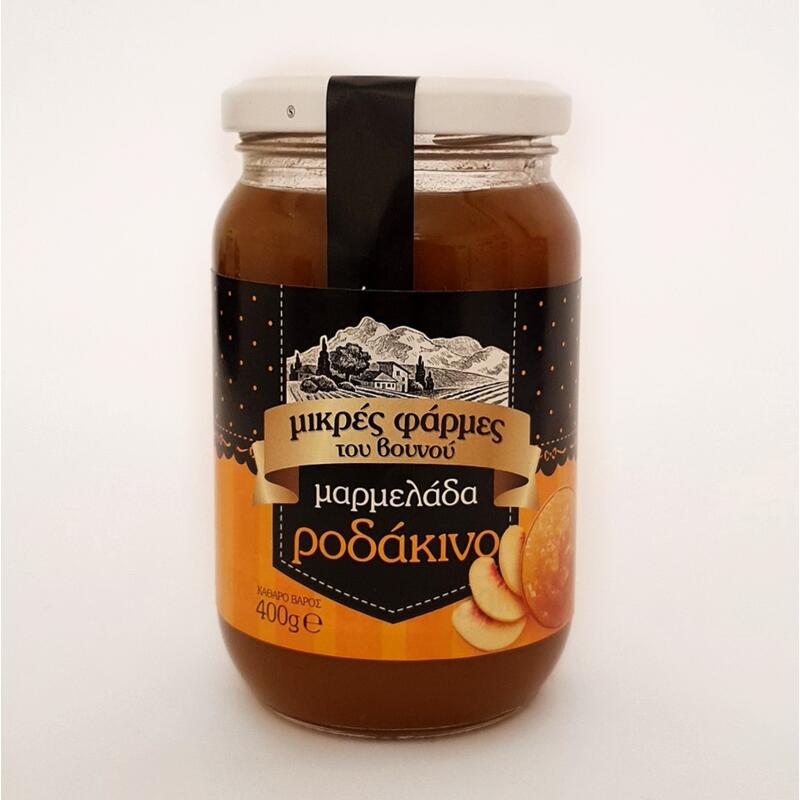 ΜΙΚΡΕΣ ΦΑΡΜΕΣ ΤΟΥ ΒΟΥΝΟΥ μαρμελάδα ροδάκινο βάζο 400γρ | Market In