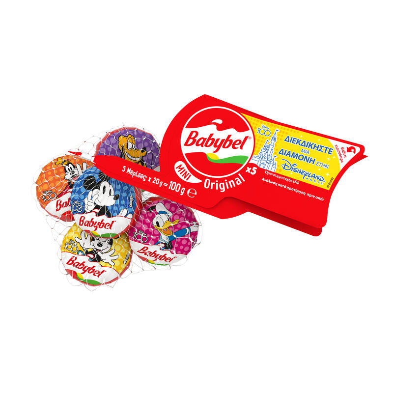 BABYBEL mini τυράκια μερίδες 5τεμ Disney 100γρ | Market In
