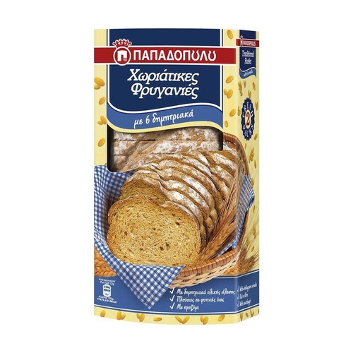 ΠΑΠΑΔΟΠΟΥΛΟΥ Φρυγανιές Χωριάτικες 240gr | Market In