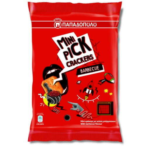 ΠΑΠΑΔΟΠΟΥΛΟΥ Pick Cracker Mini BBQ 250 γρ. | Market In