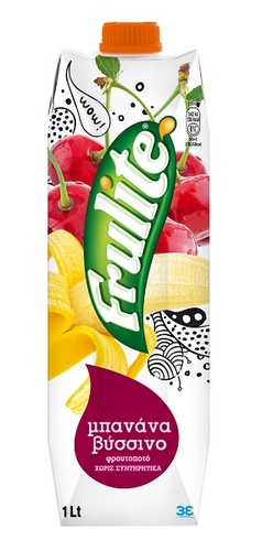 FRULITE Φρουτοποτό Μπανάνα - Βύσσινο 1lt | Market In