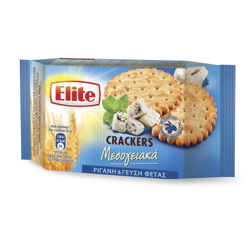 ELITE Crackers Μεσογειακά με Φέτα & Ρίγανη 105gr | Market In