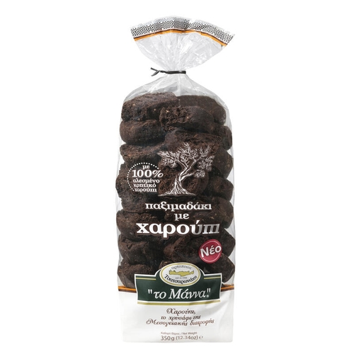 ΤΟ ΜΑΝΝΑ Παξιμάδια Χαρουπιού 350gr | Market In