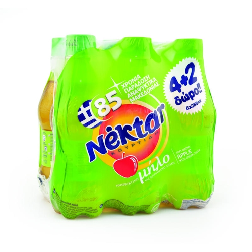 NEKTAR Μήλο Αναψυκτικό 280ml 4+2Δώρο | Market In