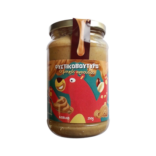 ΜΙΚΡΟΣ ΑΡΚΟΥΔΟΣ Φυστικοβούτυρο Απαλό 350gr | Market In