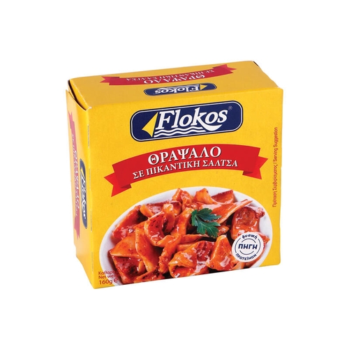 FLOKOS Θράψαλο σε πικάντικη σάλτσα 160gr | Market In