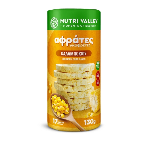 NUTRI VALLEY αφράτες γκοφρέτες καλαμποκιού 130γρ. | Market In