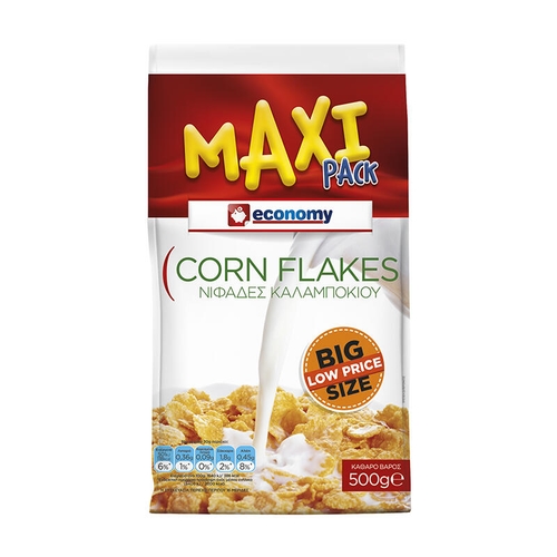 ECONOMY Δημητριακά Corn Flakes 500gr | Market In