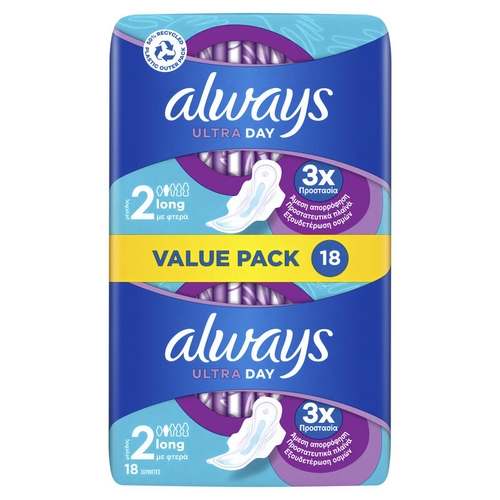 ALWAYS σερβιέτες ultra long plus 18τεμ | Market In