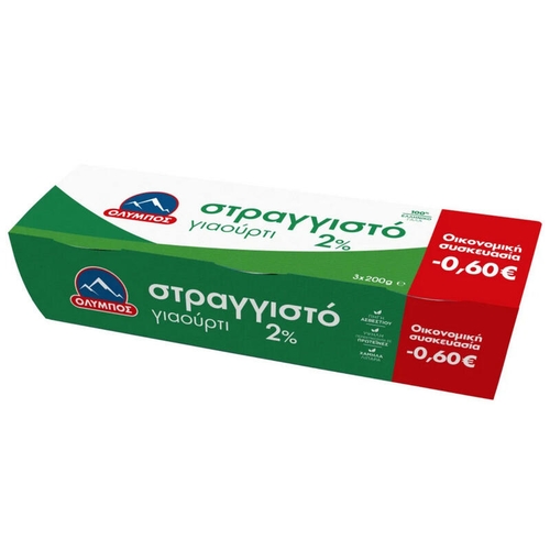 ΟΛΥΜΠΟΣ ΓΙΑΟΥΡΤΙ ΣΤΡΑΓ 2% 3Χ200ΓΡ -0,60€ | Market In